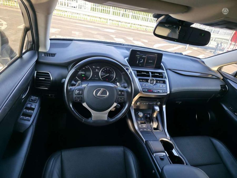 Grey Lexus NX 300h 2020 in Vilnius, with an engine capacity of 2.50 L and mileage of 80 thousand km for 28600 €, photo 34 on AUTOMOTO.COM.LV