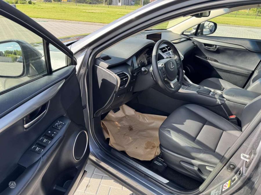 Grey Lexus NX 300h 2020 in Telschi, with an engine capacity of 2.49 L and mileage of 157 thousand km for 22500 €, photo 18 on AUTOMOTO.COM.LV