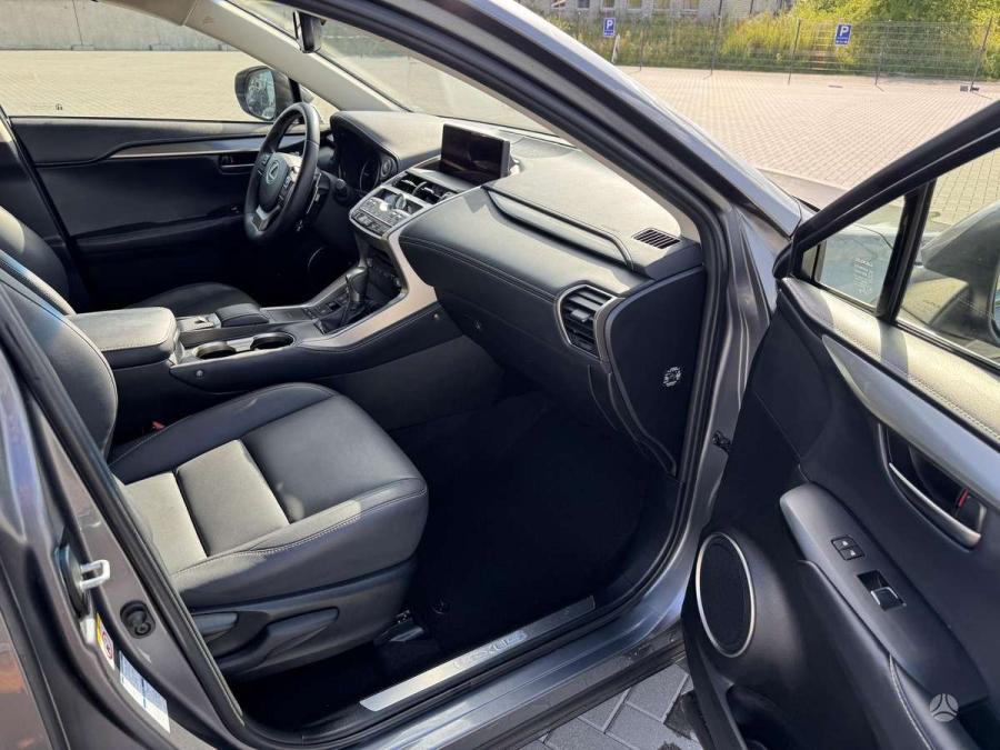 Grey Lexus NX 300h 2020 in Telschi, with an engine capacity of 2.49 L and mileage of 157 thousand km for 22500 €, photo 25 on AUTOMOTO.COM.LV