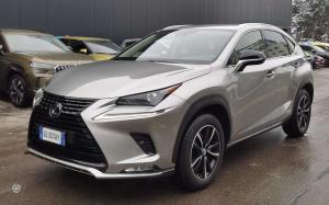 Pelēks Lexus NX 300h 2021 Viļņa, ar dzinēja tilpumu 2.49 L un nobraukumu 127 tūkst. km par 26555 €, foto  vietnē AUTOMOTO.COM.LV