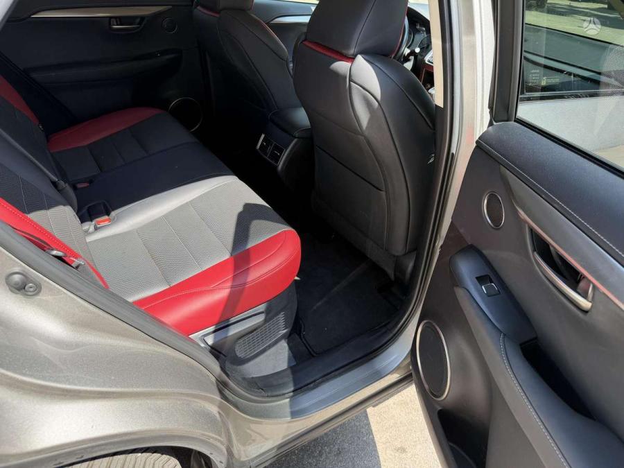 Grey Lexus NX 300h 2021 in Vilnius, with an engine capacity of 2.49 L and mileage of 87 thousand km for 31900 €, photo 20 on AUTOMOTO.COM.LV