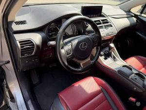 Grey Lexus NX 300h 2021 in Vilnius, with an engine capacity of 2.49 L and mileage of 87 thousand km for 31900 €, photo 28 on AUTOMOTO.COM.LV