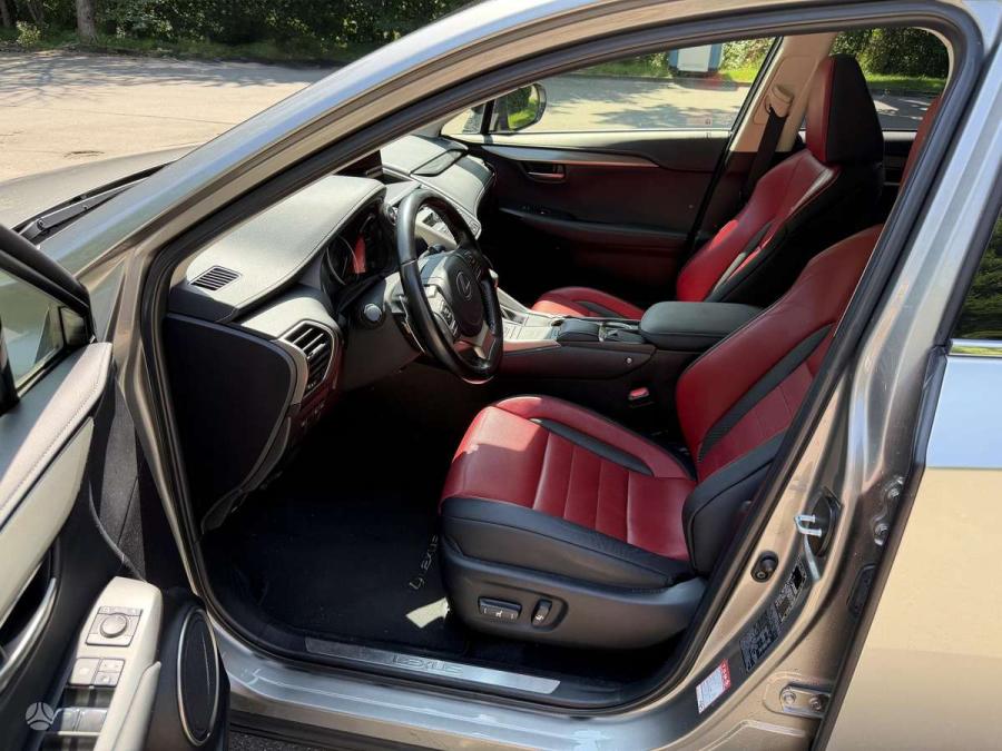 Grey Lexus NX 300h 2021 in Vilnius, with an engine capacity of 2.49 L and mileage of 87 thousand km for 31900 €, photo 32 on AUTOMOTO.COM.LV