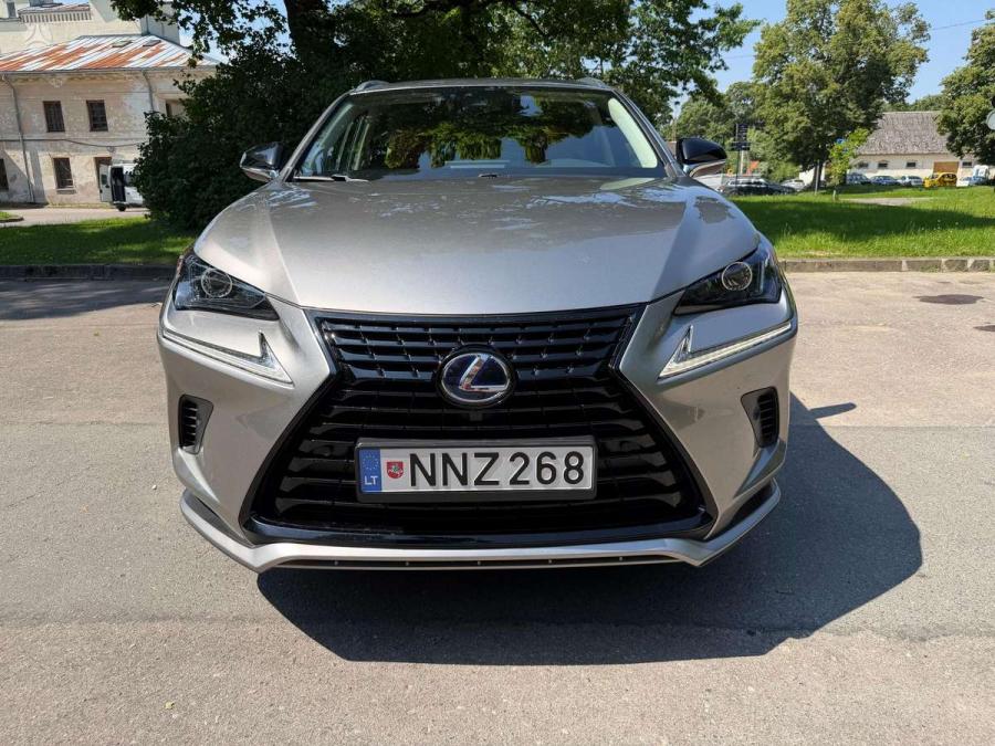 Grey Lexus NX 300h 2021 in Vilnius, with an engine capacity of 2.49 L and mileage of 87 thousand km for 31900 €, photo 36 on AUTOMOTO.COM.LV