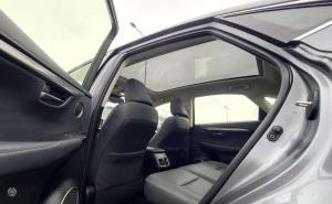 Grey Lexus NX 300h 2021 in Vilnius, with an engine capacity of 2.49 L and mileage of 139 thousand km for 27855 €, photo 6 on AUTOMOTO.COM.LV