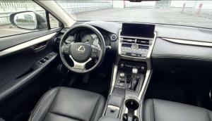 Grey Lexus NX 300h 2021 in Vilnius, with an engine capacity of 2.49 L and mileage of 139 thousand km for 27855 €, photo 8 on AUTOMOTO.COM.LV