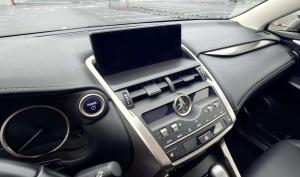 Grey Lexus NX 300h 2021 in Vilnius, with an engine capacity of 2.49 L and mileage of 139 thousand km for 27855 €, photo 12 on AUTOMOTO.COM.LV