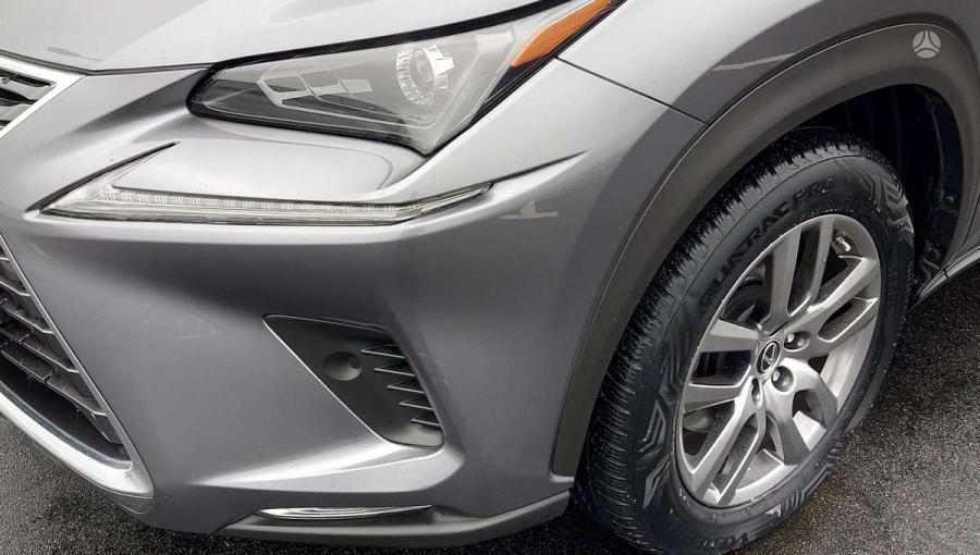 Grey Lexus NX 300h 2021 in Vilnius, with an engine capacity of 2.49 L and mileage of 139 thousand km for 27855 €, photo 15 on AUTOMOTO.COM.LV