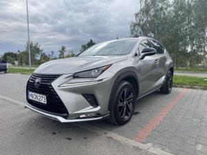 Grey Lexus NX 300h 2021 in Vilnius, with an engine capacity of 2.49 L and mileage of 127 thousand km for 29500 €, photo  on AUTOMOTO.COM.LV
