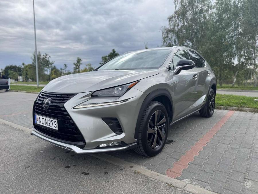 Grey Lexus NX 300h 2021 in Vilnius, with an engine capacity of 2.49 L and mileage of 127 thousand km for 29500 €, photo 1 on AUTOMOTO.COM.LV