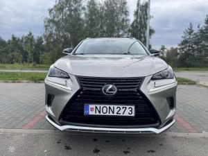 Grey Lexus NX 300h 2021 in Vilnius, with an engine capacity of 2.49 L and mileage of 127 thousand km for 29500 €, photo 3 on AUTOMOTO.COM.LV