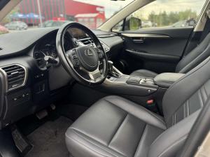 Grey Lexus NX 300h 2021 in Vilnius, with an engine capacity of 2.49 L and mileage of 127 thousand km for 29500 €, photo 9 on AUTOMOTO.COM.LV