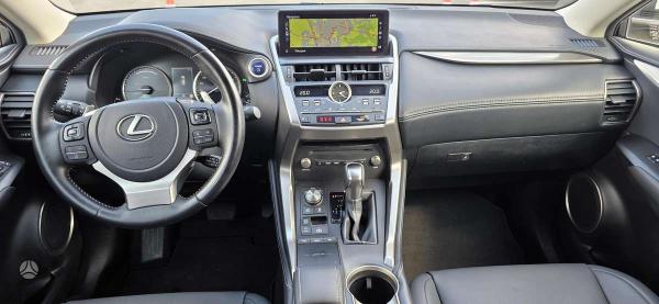 Grey Lexus NX 300h 2022 in Vilnius, with an engine capacity of 2.49 L and mileage of 110 thousand km for 30650 €, photo 7 on AUTOMOTO.COM.LV