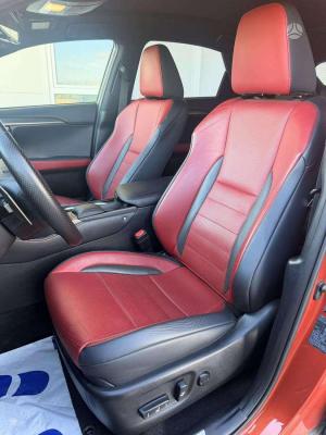 Orange Lexus NX 300h 2021 in Vilnius, with an engine capacity of 2.49 L and mileage of 53 thousand km for 31900 €, photo 18 on AUTOMOTO.COM.LV
