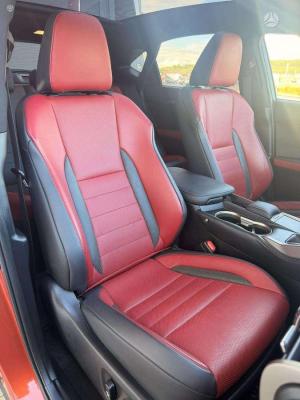 Orange Lexus NX 300h 2021 in Vilnius, with an engine capacity of 2.49 L and mileage of 53 thousand km for 31900 €, photo 26 on AUTOMOTO.COM.LV