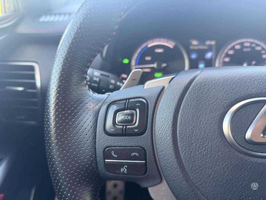 Orange Lexus NX 300h 2021 in Vilnius, with an engine capacity of 2.49 L and mileage of 53 thousand km for 31900 €, photo 32 on AUTOMOTO.COM.LV