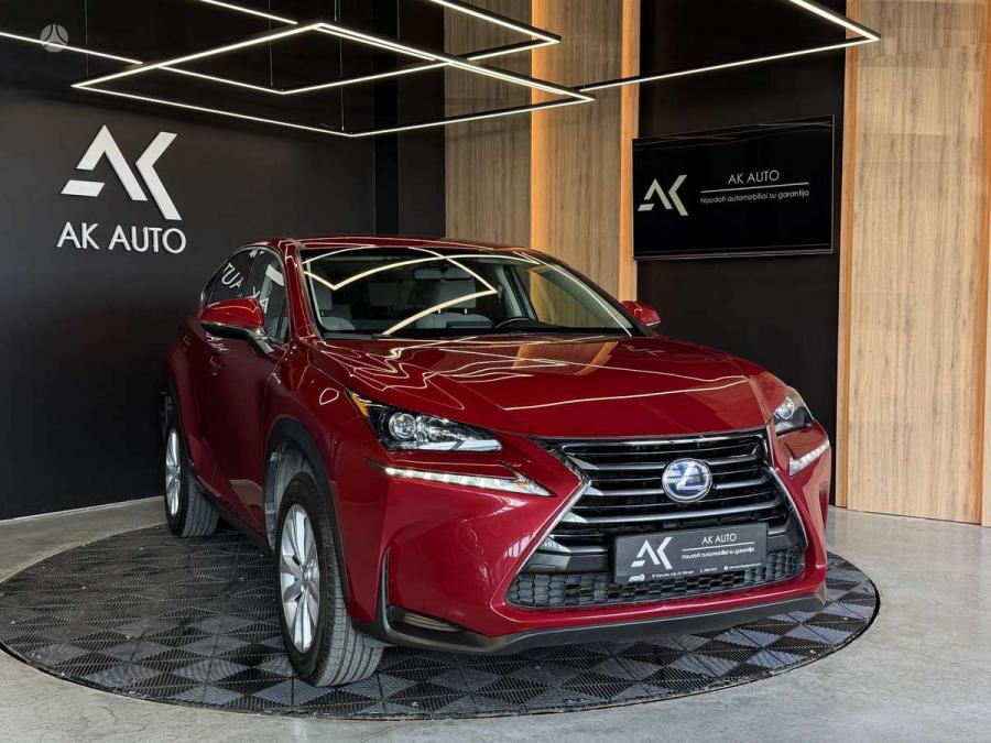Red Lexus NX 300h 2016 in Kaunas, with an engine capacity of 2.49 L and mileage of 124 thousand km for 19490 €, photo 4 on AUTOMOTO.COM.LV