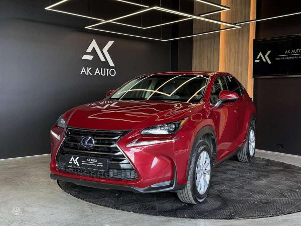 Red Lexus NX 300h 2016 in Kaunas, with an engine capacity of 2.49 L and mileage of 124 thousand km for 19490 €, photo 5 on AUTOMOTO.COM.LV
