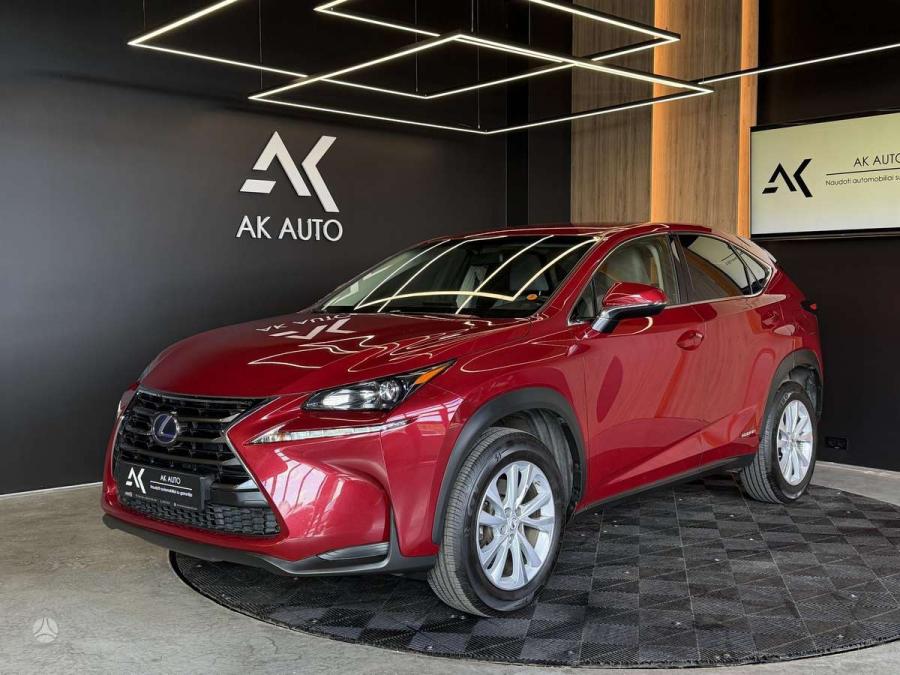 Red Lexus NX 300h 2016 in Kaunas, with an engine capacity of 2.49 L and mileage of 124 thousand km for 19490 €, photo 7 on AUTOMOTO.COM.LV