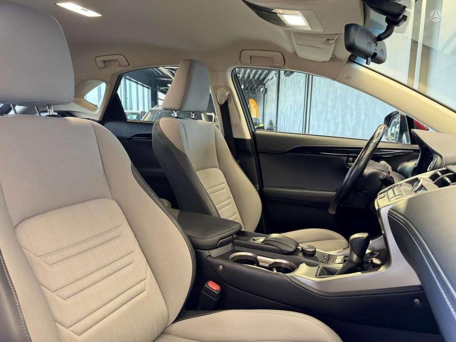 Red Lexus NX 300h 2016 in Kaunas, with an engine capacity of 2.49 L and mileage of 124 thousand km for 19490 €, photo 24 on AUTOMOTO.COM.LV