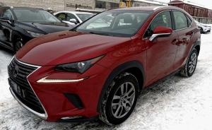 Sarkans Lexus NX 300h 2018 Viļņa, ar dzinēja tilpumu 2.50 L un nobraukumu 121 tūkst. km par 22800 €, foto  vietnē AUTOMOTO.COM.LV