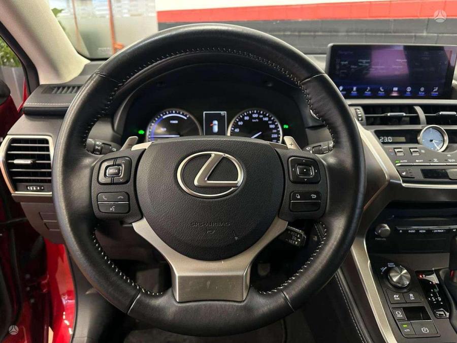 Red Lexus NX 300h 2018 in Vilnius, with an engine capacity of 2.49 L and mileage of 69 thousand km for 26200 €, photo 12 on AUTOMOTO.COM.LV