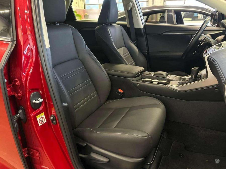 Red Lexus NX 300h 2018 in Vilnius, with an engine capacity of 2.49 L and mileage of 69 thousand km for 26200 €, photo 31 on AUTOMOTO.COM.LV