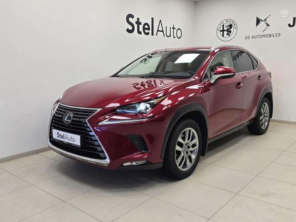 Red Lexus NX 300h 2018 in Vilnius, with an engine capacity of 2.49 L and mileage of 95 thousand km for 25490 €, photo 1 on AUTOMOTO.COM.LV