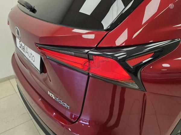 Red Lexus NX 300h 2018 in Vilnius, with an engine capacity of 2.49 L and mileage of 95 thousand km for 25490 €, photo 8 on AUTOMOTO.COM.LV