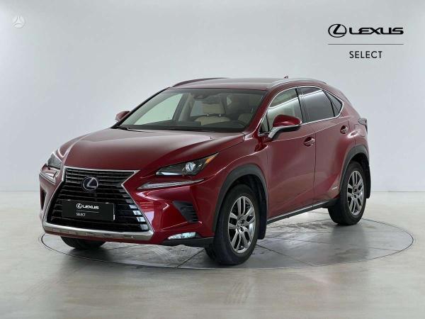 Red Lexus NX 300h 2018 in Vilnius, with an engine capacity of 2.49 L and mileage of 68 thousand km for 31900 €, photo 1 on AUTOMOTO.COM.LV