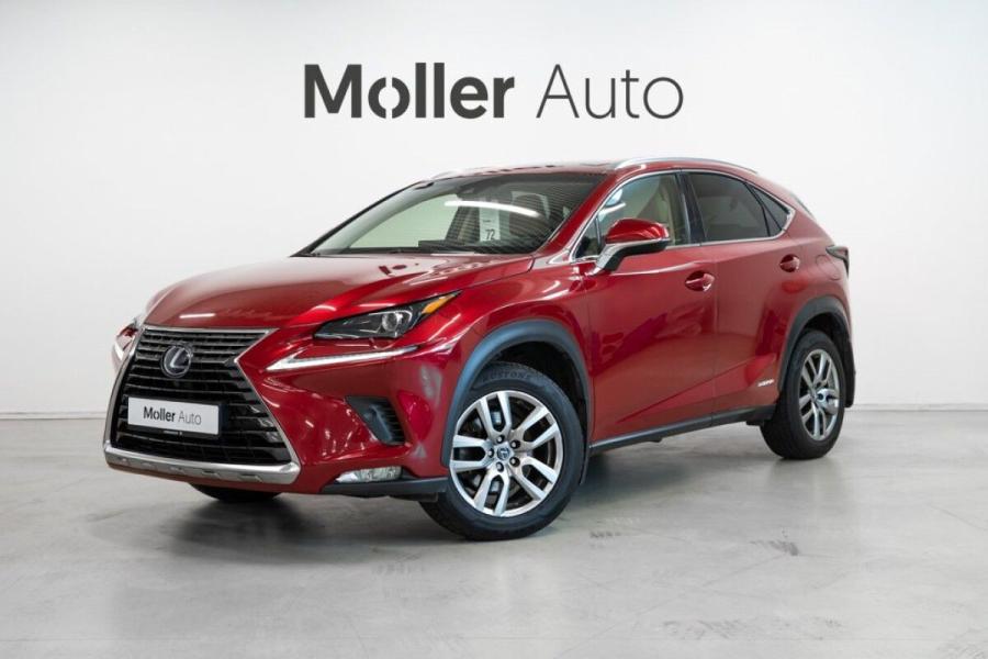 Red Lexus NX 300h 2019 in Vilnius, with an engine capacity of 2.50 L and mileage of 81 thousand km for 26500 €, photo 6 on AUTOMOTO.COM.LV