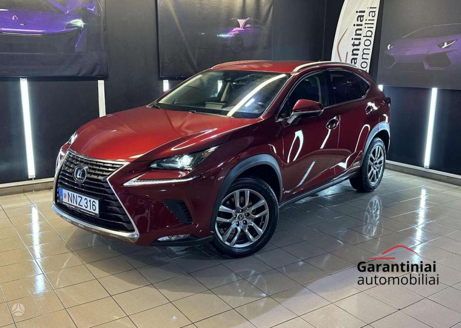 Red Lexus NX 300h 2019 in Vilnius, with an engine capacity of 2.50 L and mileage of 161 thousand km for 23950 €, photo 1 on AUTOMOTO.COM.LV