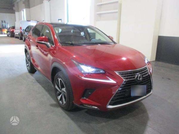 Red Lexus NX 300h 2021 in Vilnius, with an engine capacity of 2.49 L and mileage of 95 thousand km for 29900 €, photo 3 on AUTOMOTO.COM.LV
