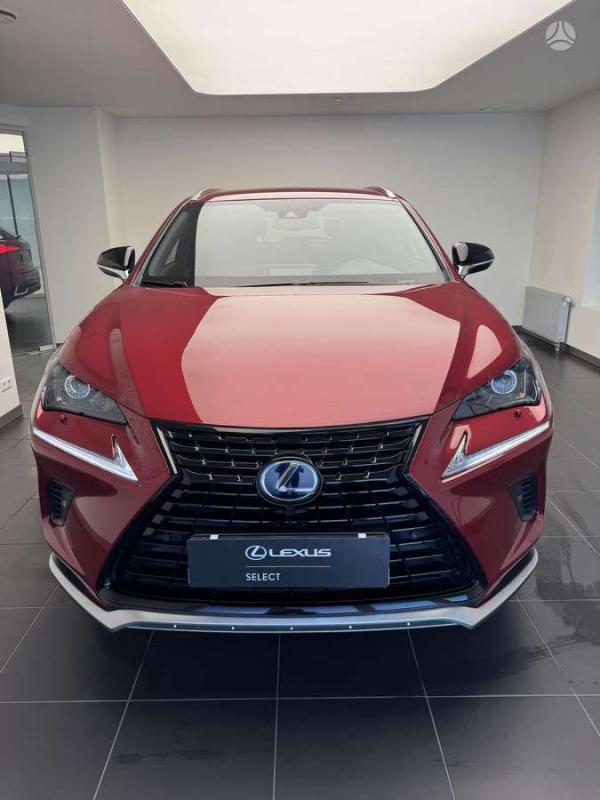 Red Lexus NX 300h 2021 in Kaunas, with an engine capacity of 2.49 L and mileage of 105 thousand km for 32900 €, photo 4 on AUTOMOTO.COM.LV