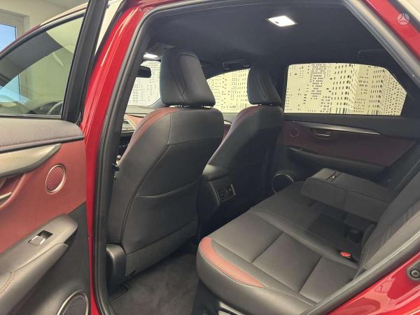 Red Lexus NX 300h 2021 in Kaunas, with an engine capacity of 2.49 L and mileage of 105 thousand km for 32900 €, photo 9 on AUTOMOTO.COM.LV