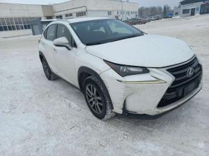 White Lexus NX 300h 2015 in Panevezys, with an engine capacity of 2.49 L and mileage of 456 thousand km for 11900 €, photo 3 on AUTOMOTO.COM.LV