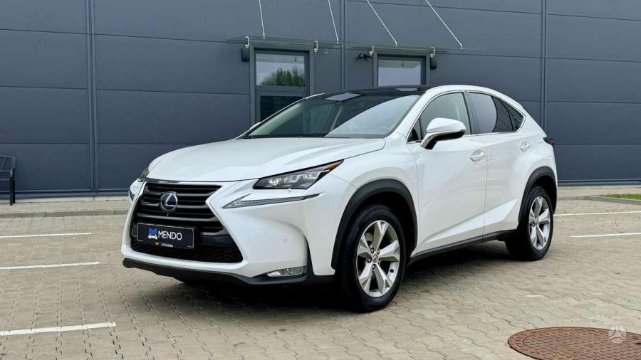 Balts Lexus NX 300h 2015 Viļņa, ar dzinēja tilpumu 2.49 L un nobraukumu 189 tūkst. km par 21990 €, foto 1 vietnē AUTOMOTO.COM.LV