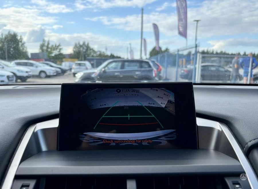 White Lexus NX 300h 2015 in Panevezys, with an engine capacity of 2.49 L and mileage of 150 thousand km for 16900 €, photo 16 on AUTOMOTO.COM.LV