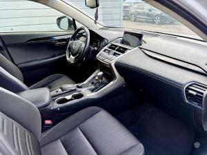 White Lexus NX 300h 2015 in Panevezys, with an engine capacity of 2.49 L and mileage of 150 thousand km for 16900 €, photo 17 on AUTOMOTO.COM.LV