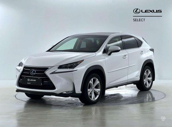 Balts Lexus NX 300h 2016 Viļņa, ar dzinēja tilpumu 2.49 L un nobraukumu 103 tūkst. km par 23900 €, foto 1 vietnē AUTOMOTO.COM.LV