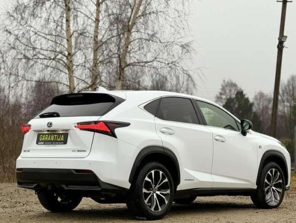 White Lexus NX 300h 2016 in Siauliai, with an engine capacity of 2.49 L and mileage of 194 thousand km for 22300 €, photo 4 on AUTOMOTO.COM.LV