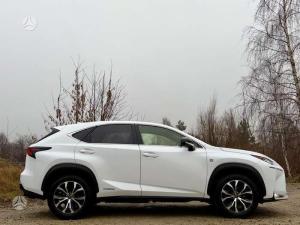 White Lexus NX 300h 2016 in Siauliai, with an engine capacity of 2.49 L and mileage of 194 thousand km for 22300 €, photo 14 on AUTOMOTO.COM.LV