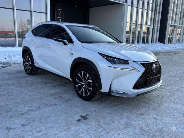 Balts Lexus NX 300h 2016 Viļņa, ar dzinēja tilpumu 2.49 L un nobraukumu 107 tūkst. km par 22500 €, foto 1 vietnē AUTOMOTO.COM.LV