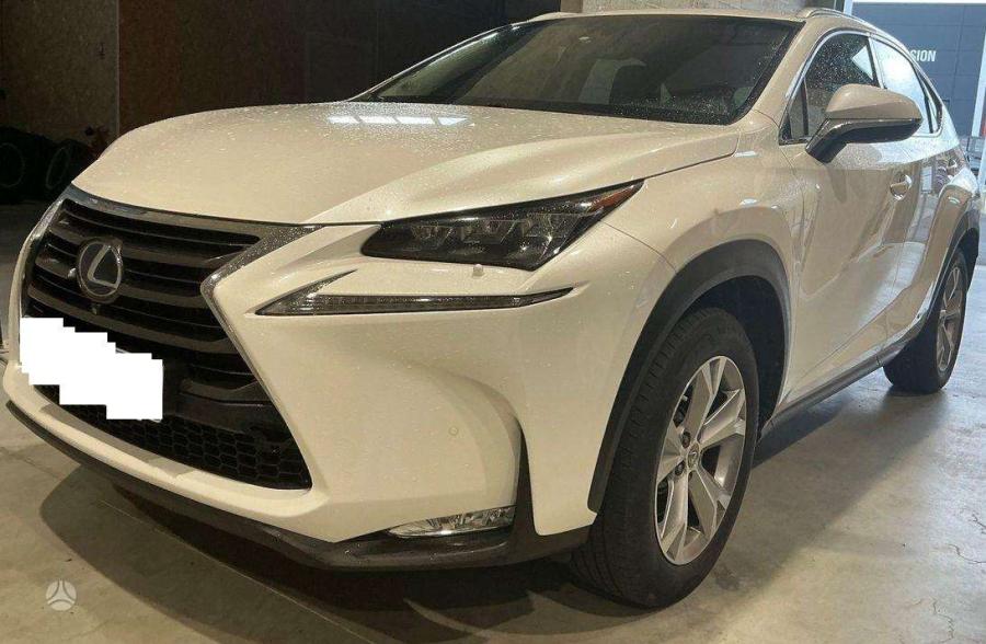Balts Lexus NX 300h 2016 Viļņa, ar dzinēja tilpumu 2.49 L un nobraukumu 159 tūkst. km par 21999 €, foto 1 vietnē AUTOMOTO.COM.LV