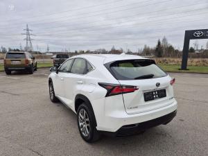 White Lexus NX 300h 2017 in Panevezys, with an engine capacity of 2.49 L and mileage of 117 thousand km for 19500 €, photo 6 on AUTOMOTO.COM.LV