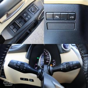 White Lexus NX 300h 2017 in Vilnius, with an engine capacity of 2.50 L and mileage of 125 thousand km for 22700 €, photo 11 on AUTOMOTO.COM.LV