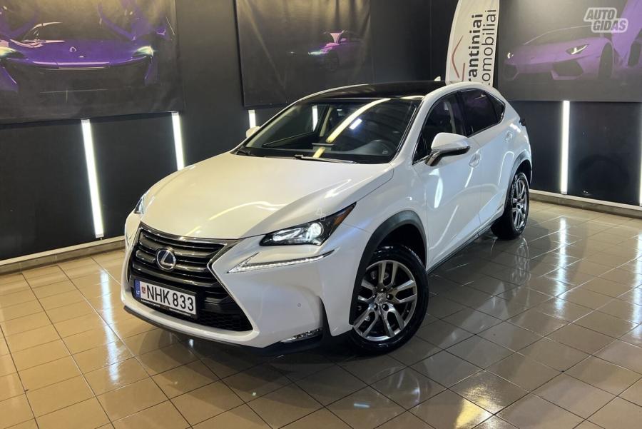 Balts Lexus NX 300h 2017 Avižieniai, ar dzinēja tilpumu 2.50 L un nobraukumu 139 tūkst. km par 21950 €, foto 1 vietnē AUTOMOTO.COM.LV