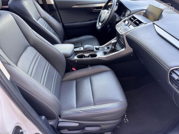 White Lexus NX 300h 2017 in Avizieniai, with an engine capacity of 2.50 L and mileage of 139 thousand km for 21950 €, photo 9 on AUTOMOTO.COM.LV