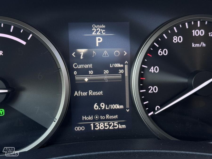 Balts Lexus NX 300h 2017 Avižieniai, ar dzinēja tilpumu 2.50 L un nobraukumu 139 tūkst. km par 21950 €, foto 15 vietnē AUTOMOTO.COM.LV