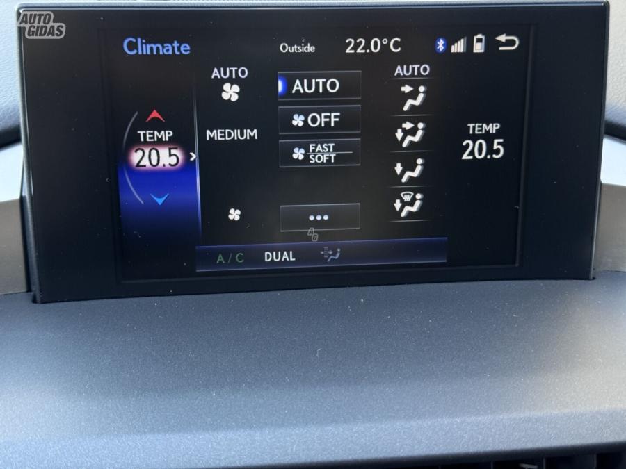 Balts Lexus NX 300h 2017 Avižieniai, ar dzinēja tilpumu 2.50 L un nobraukumu 139 tūkst. km par 21950 €, foto 19 vietnē AUTOMOTO.COM.LV